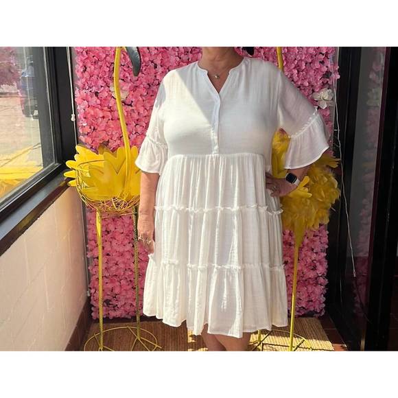 Sweet Lovely By Jen | Dresses | New Sweet Lovely By Jen Tiered Shirt ...